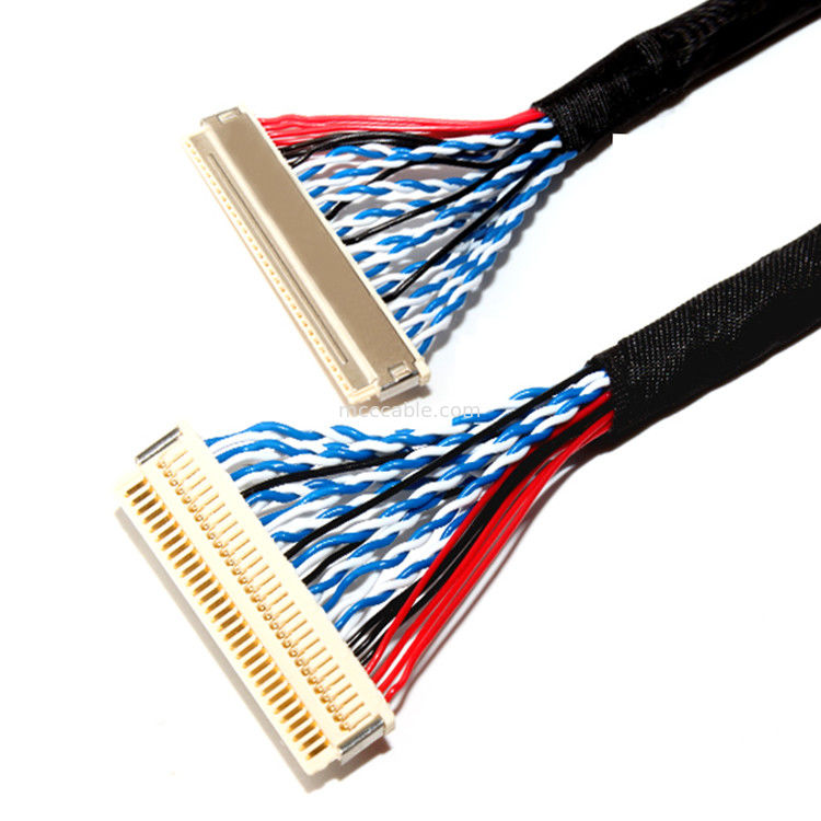 FI X30H Lvds 30 Pin 30 32 36 AWG JAE Connector للوحة LCD